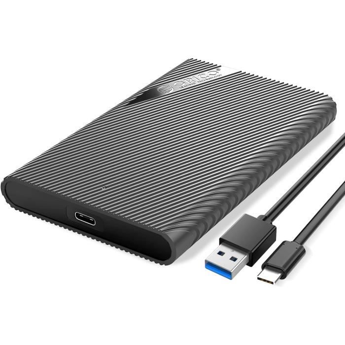 Boîtier Externe Pour Disque Dur 2,5" Usb C Vers Sata Iii Jusqu'À 6 Gbps Boîtier Externe Pour Ssd ...