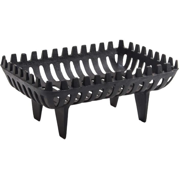 B01Da8Mg0U Panier À Bûches En Fonte, Métal, Noir, 40 Cm, 16 Pouces ...