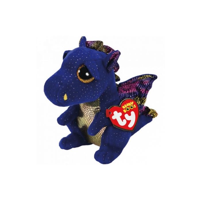 Peluche - TY - Saffire le Dragon - 15 cm - Mixte - Rose/Bleu ...