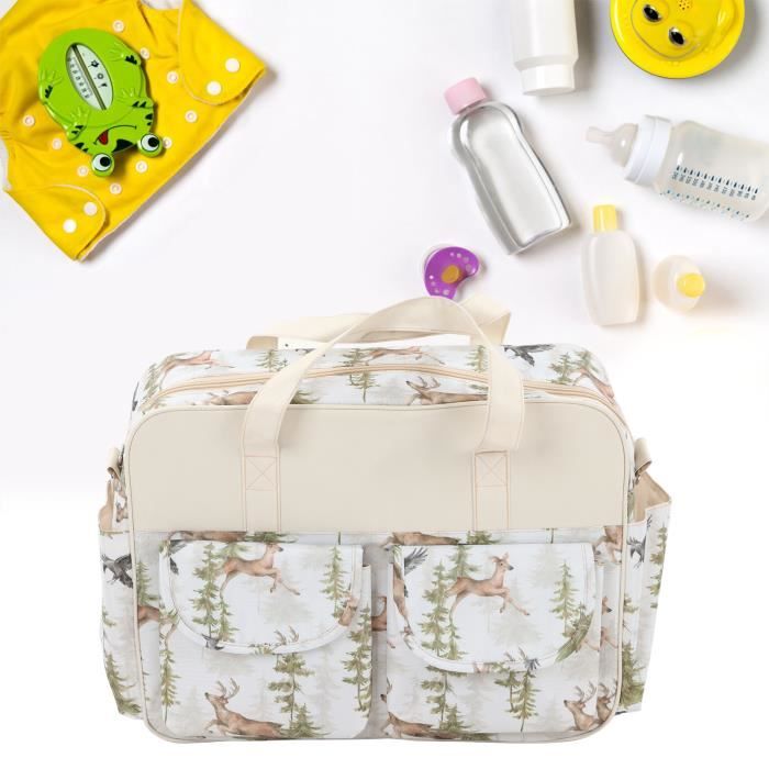 VGEBY sac à dos sac à couches Sac bébé multifonction pour garçons et ...