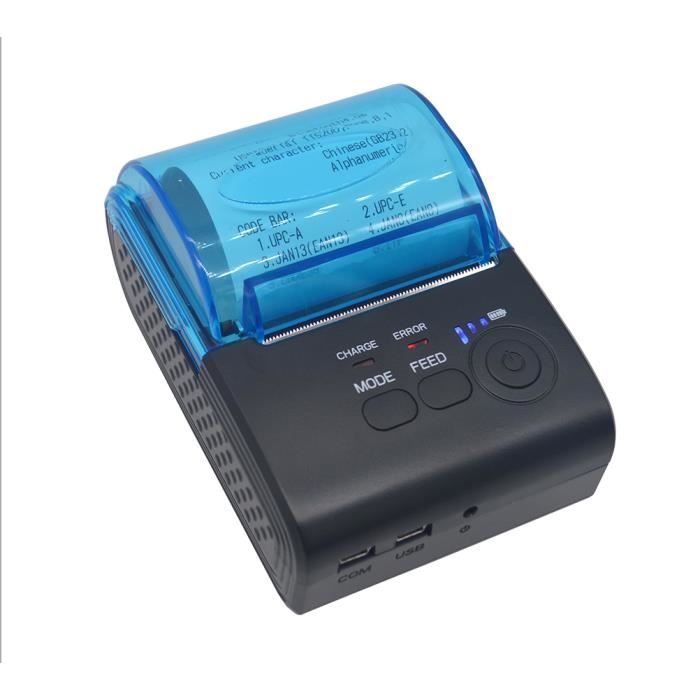 VICSOO POS-5805DD Mini Imprimante Thermique Receipt Ticket en Bluetooth 4.0 + USB, POS ...