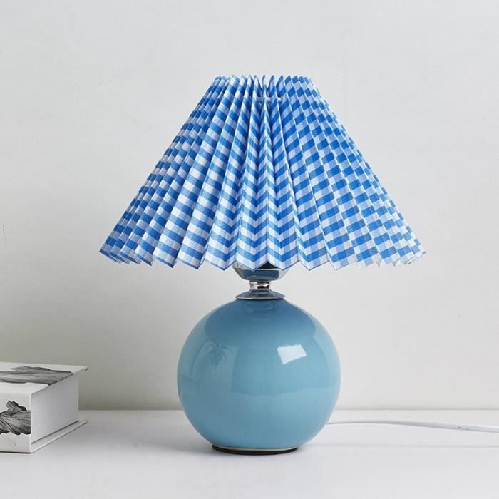 LAMPE A POSER,Light Blue and Blue--Lampe de Table sur pied Vintage ...