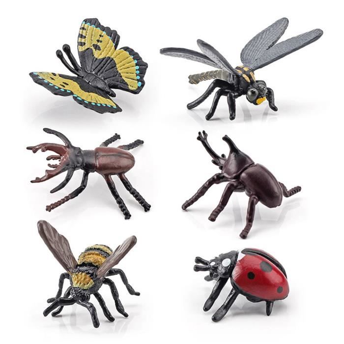 Zerodis modèle d'insecte de Simulation Figurines d'insectes réalistes ...
