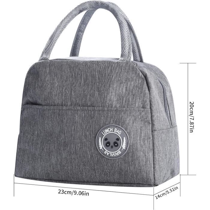 Sac Repas Isotherme Lunch Bag, Femmes Hommes Sacs À Lunch Sac Isotherme ...