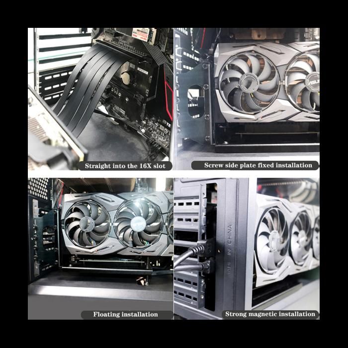 Carte Graphique PCI-E 3.0 16X BéQuille Verticale/Base BoîTier ATX ...