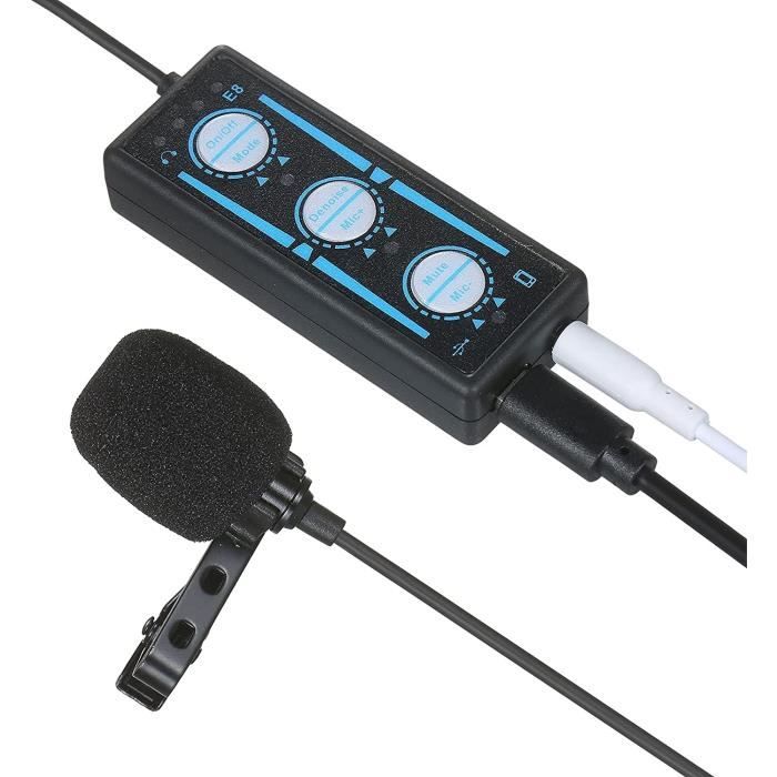 Micro Avec Fonction Muet, Microphone Portable Réduction Du Bruit Et ...