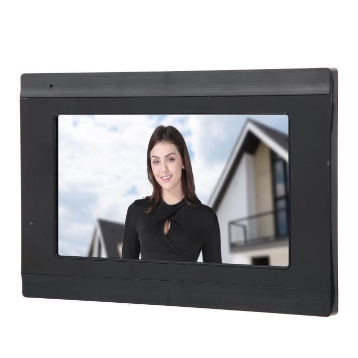 Fdit visiophone 7in LCD sonnette sans fil interphone vidéo Vision ...