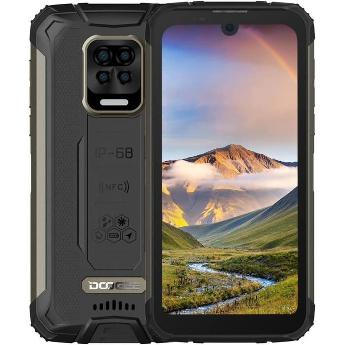 DOOGEE S59 Pro Telephone Portable Incassable, Smartphone Débloqué 4G ...