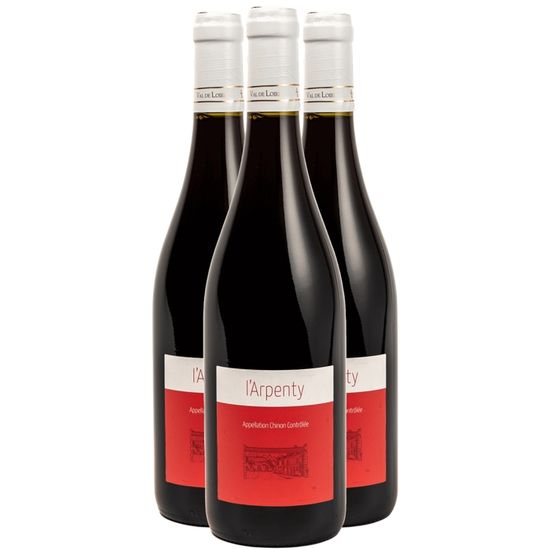 Domaine de l'Arpenty Chinon 2021 - Vin Rouge du Val de Loire (3x75cl ...