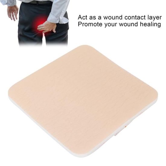 Type sans bord avec pansement absorbant en mousse adhésive de silicone ...