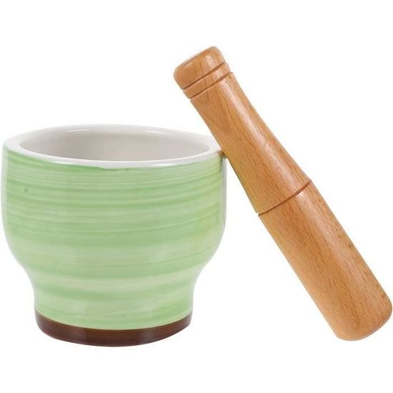 Céramique Ail Pilon Mortier Et Pilon Set Manuel Ail Pilon avec ...