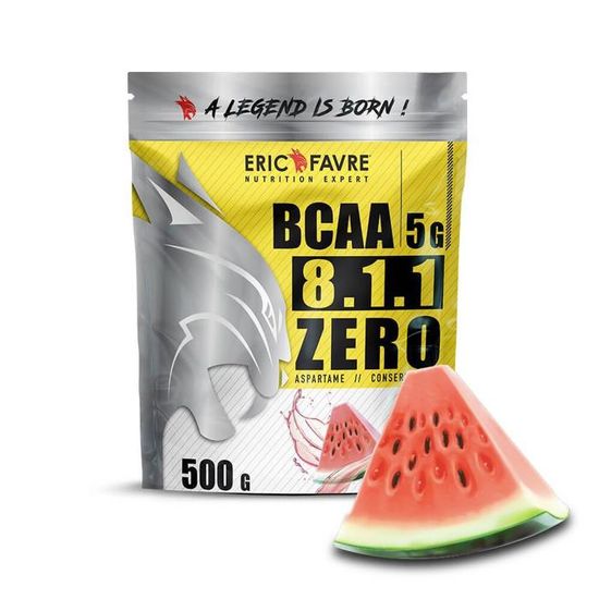 Eric Favre - BCAA 8.1.1 ZERO Vegan 500gr - Bcaa & Acides Amines - Pastèque - Cdiscount Sport