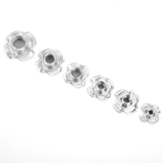 Crou En T Jeu D'Écrous En T, 120 Pièces, En Acier Au Carbone Galvanisé, Planche De Bois ...