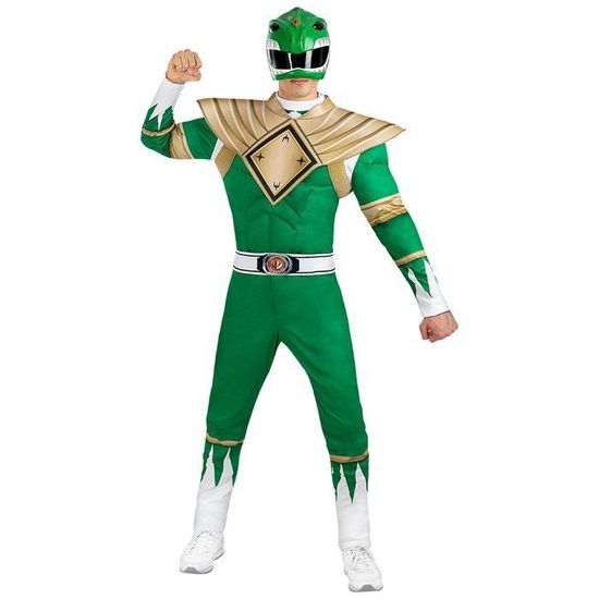 Déguisement Power Ranger Vert - Funidelia- 118777- Déguisement homme et ...