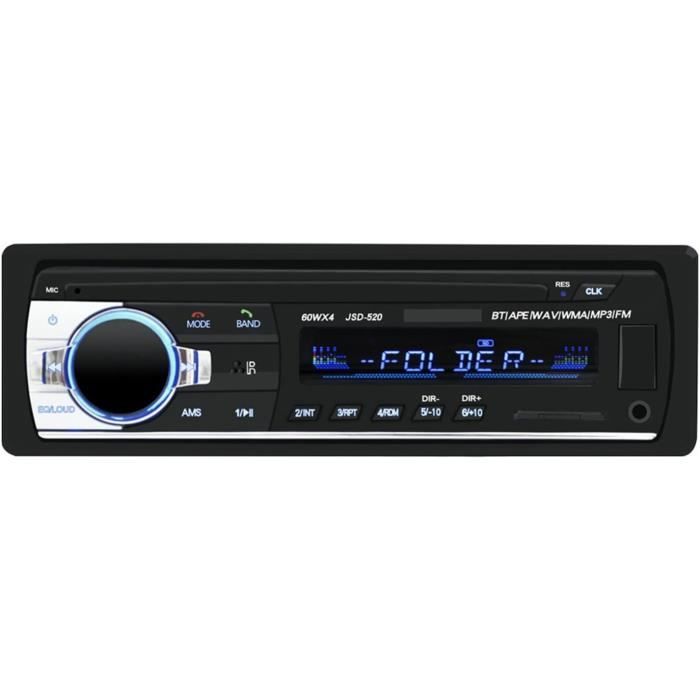 Autoradio Bluetooth Mains Libres, Autoradios 1 Din, Lecteur Mp3 De ...