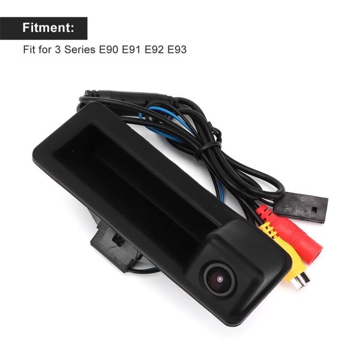 Akozon Caméra de poignée de coffre DC12V IP66 Mini Caméra de Recul de ...
