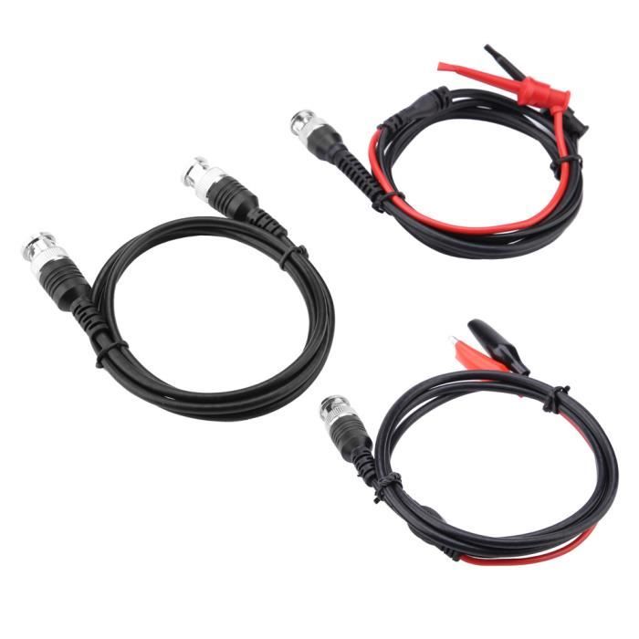 Kit de câble coaxial de câble de test BNC vers puces, longueur de 100 ...