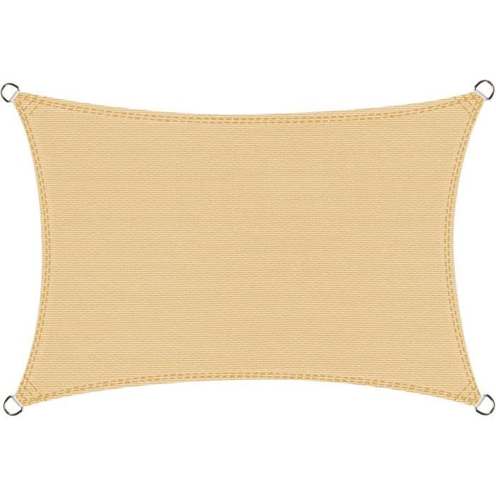 2.5x3m Cool Area Voile d'ombrage Rectangulaire 2.5x3m Respirant Toile ...