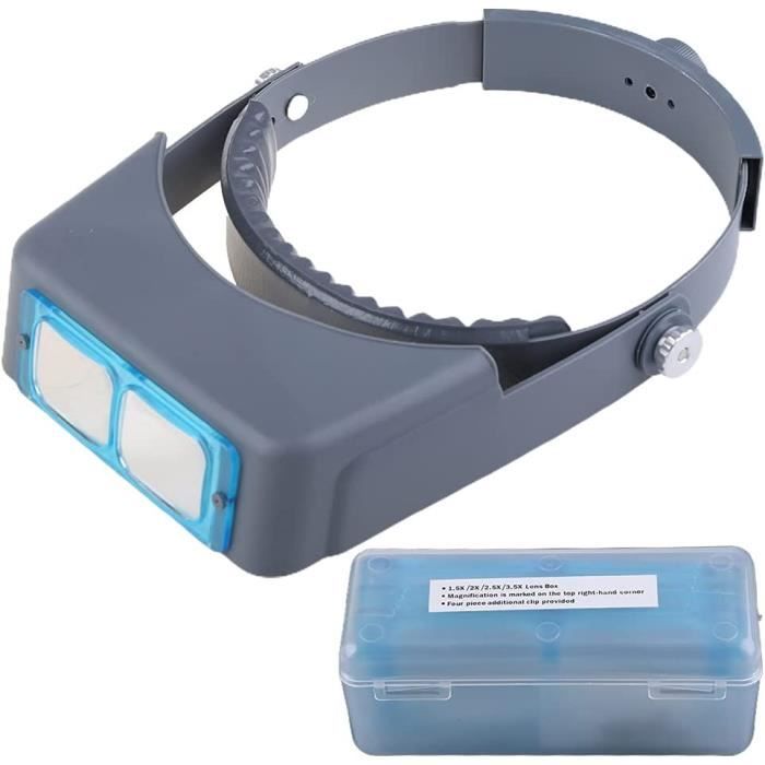 Tête de Soudage Réparation Loupe Bandeau Optivisor Eye Loupe 4 Lentille ...