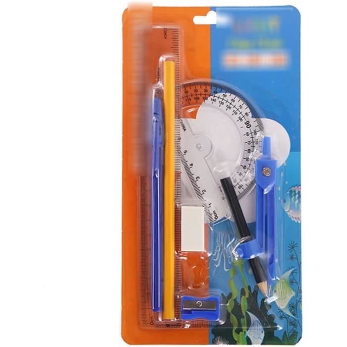 Compas De Géométrie Outils De Dessin Des Étudiants En Jeu 8 Pièces De ...