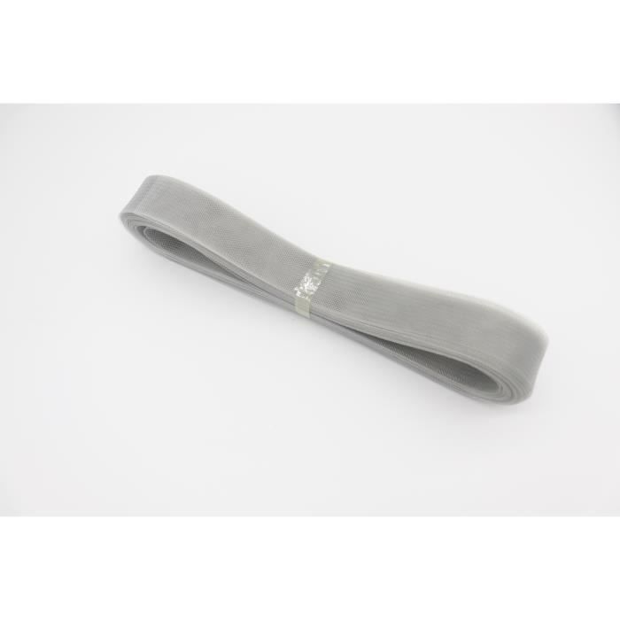 Crinoline cyberlox - GRIS CLAIR - 4cm - Polyester doux - Tresse pour ...