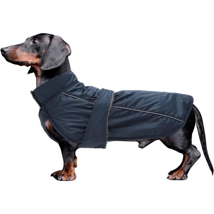 Teckel Imperméable Manteau Hiver Chien Imperméable Avec Doublure En ...
