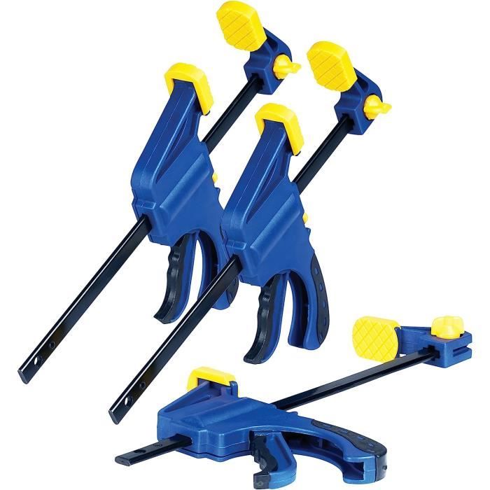 , 5001479, Mini Serre-joints à une main-Lot de 3[103] - Cdiscount Bricolage