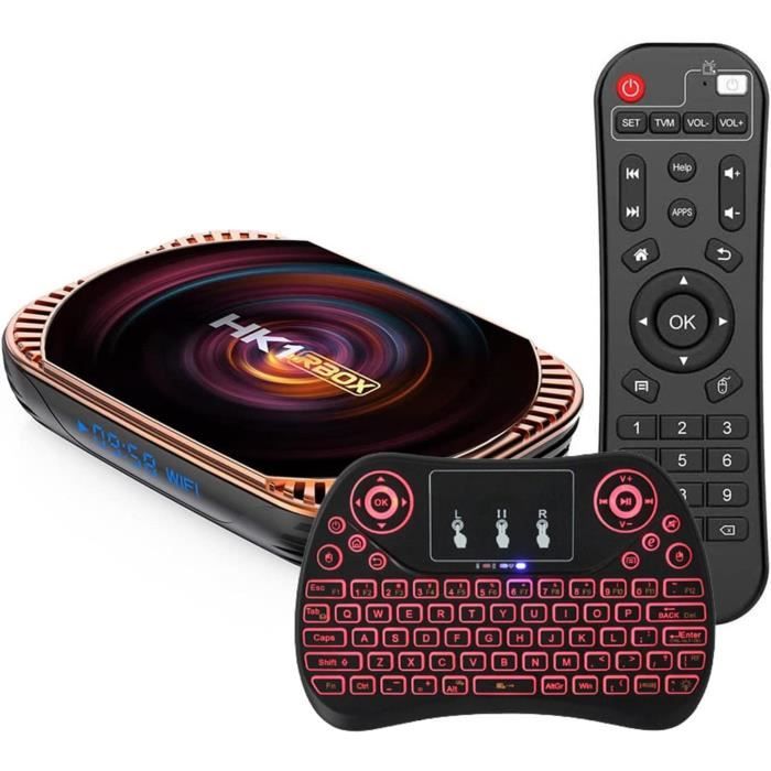 Android TV Box 11.0 4 Go 128 Go Smart TV Box RK3318 Décodeur USB 3.0 ...