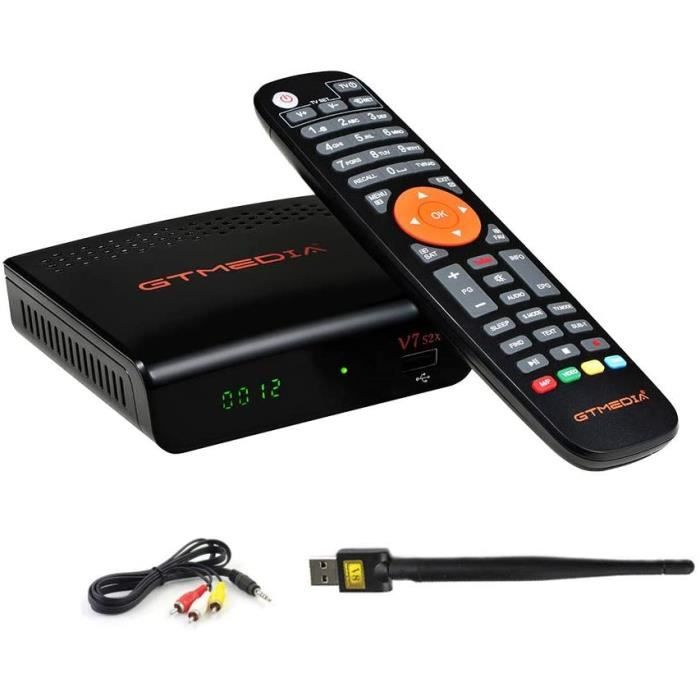 V7 S2X HD 1080p Box Top Box DVB-S2 HD TV Récepteur Support PowerVu ...