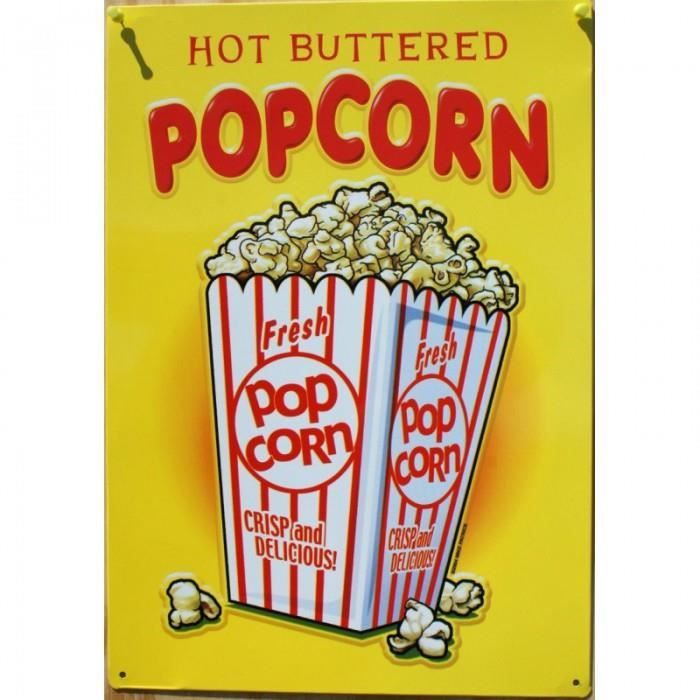 Plaque publicitaire - Dole - Popcorn Fresh - Métal peint - Vintage ...
