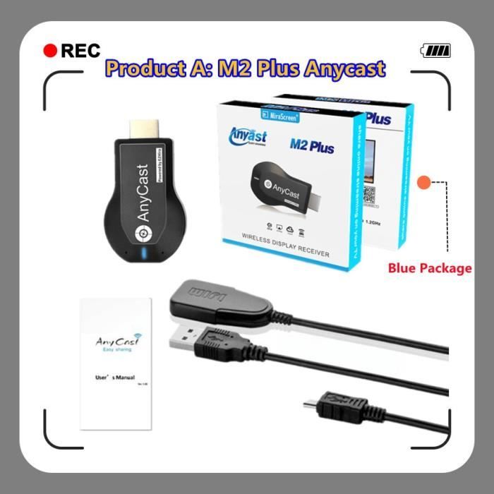 Récepteur-décodeur,Dongle récepteur wi-fi sans fil, 1080P, compatible ...