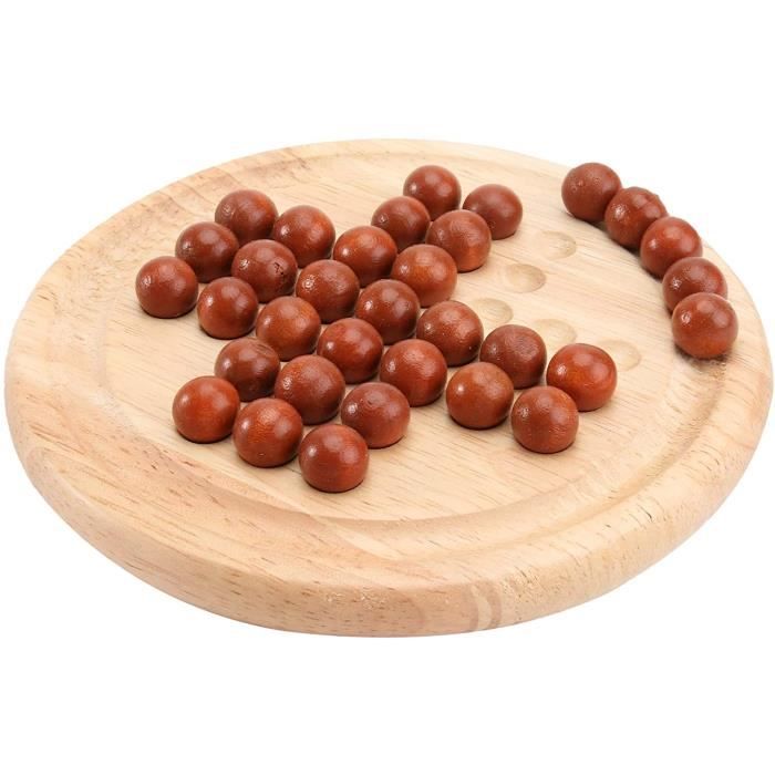 1 Ensemble de en Bois Classique Jeux de Plateau Solitaire Europe ...