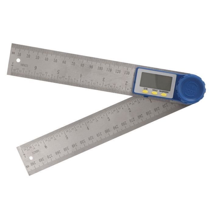 Cikonielf Règle d'angle numérique Rapporteur numérique Règle d'angle ...