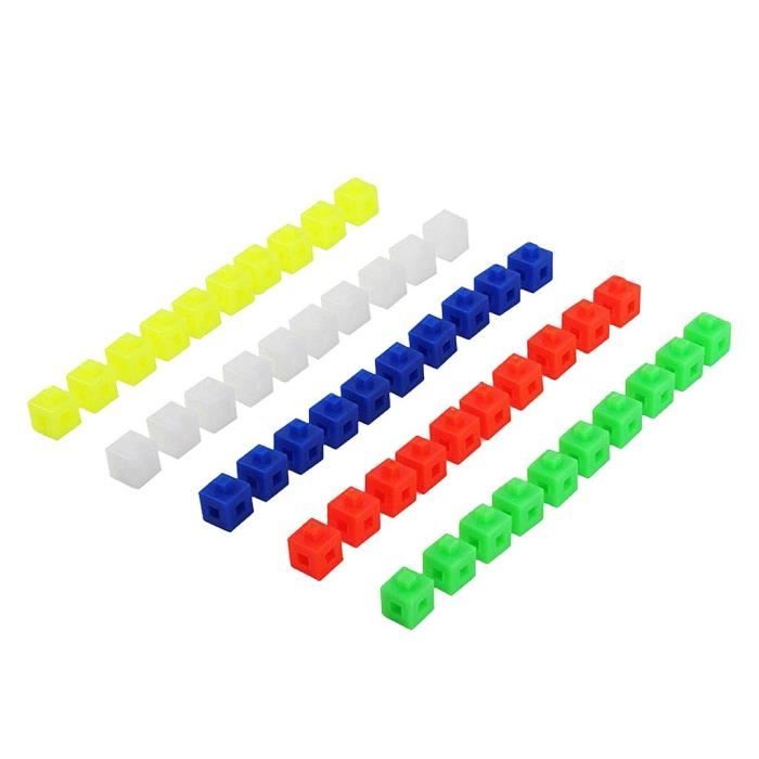 Experience Scientifique XRP5X Unlimited Cubes 50 Piece Mathlinks Cubes ...