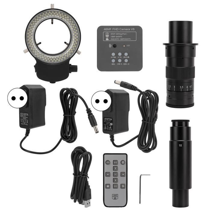 Caméra de microscope électronique haute définition 1080P 48MP + 300X C ...
