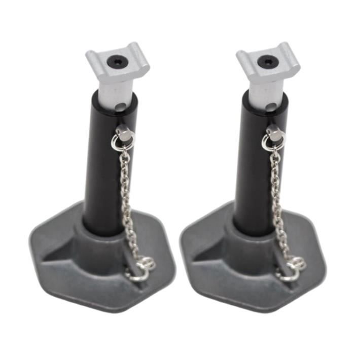 2 pièces Jack Stands 1/10 Mini Simulation Métal RC Jack Stands ...