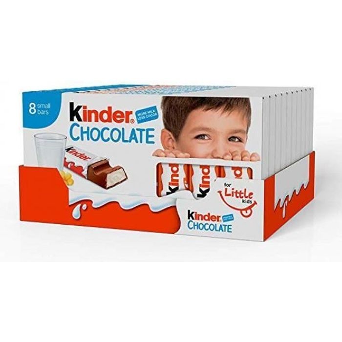 KINDER 10 PAQUETS DE 8 BARRES - Cdiscount Au quotidien