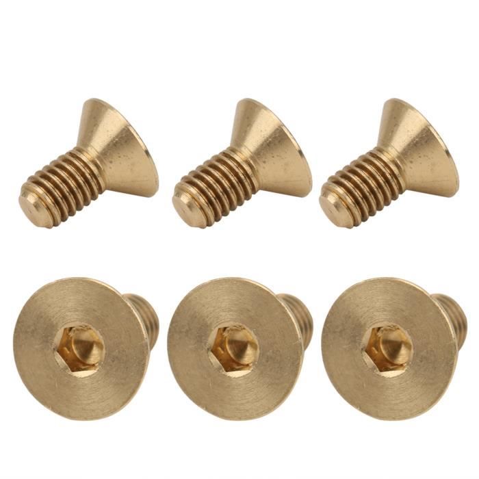 Mothiness vis hexagonale plate 50pcs vis à six pans creux plate M3 outil de matériel industriel ...