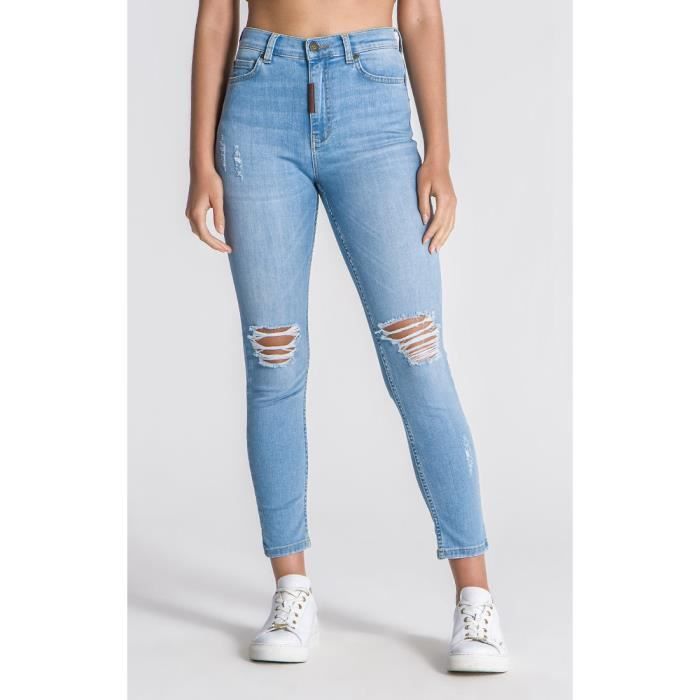 Light Blue Core Ripped Jeans Light blue - Cdiscount Prêt-à-Porter
