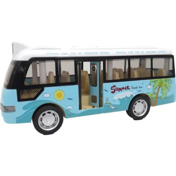 Sound Light Tour Modèle bus Modèle Jouet Diecasts Toy Véhicules Kids ...
