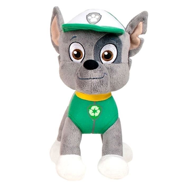 Rocky | La Pat' Patrouille | Chiot de 28 cm | Peluche Figure ...