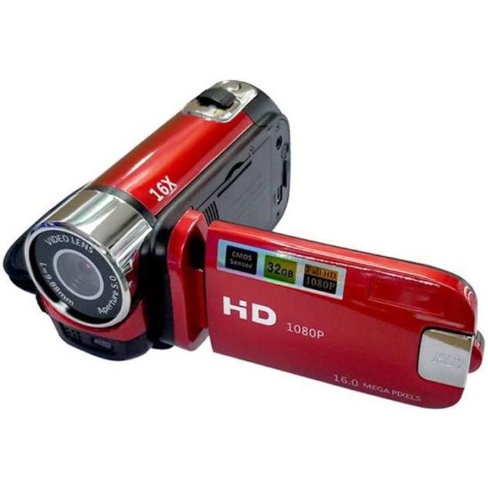 1080P Full HD Caméra vidéo numérique Caméscope 2.7 inch TFT - LCD LCD ...