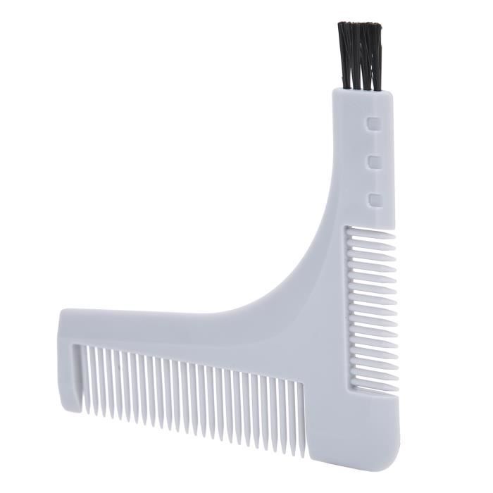 Tbest Forme de barbe Men Beard Shaping Peigne Guide de coupe de ...