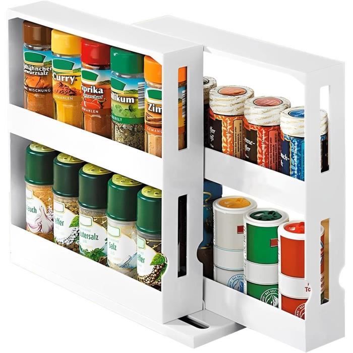 Support À Épices Rotatif,Boîte De Rangement À Épices Moderne - Boîte De Rangement Des Aliments ...