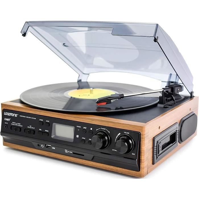 Platines Vinyles Tourne-Disque Vinyle Haut-Parleurs Stéréo Intégrés ...