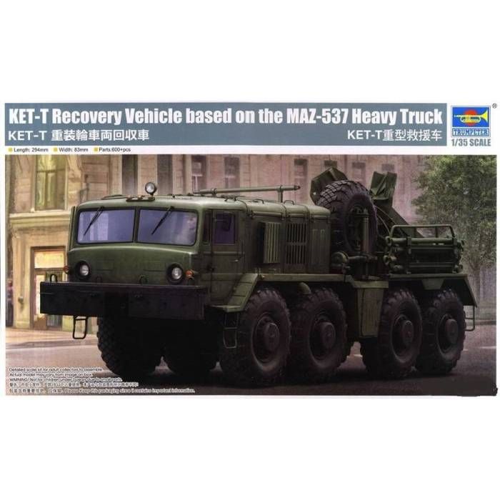 TRUMPETER - Trumpeter - Ket-t Recovery Vehicle Based On The Maz-537 ...