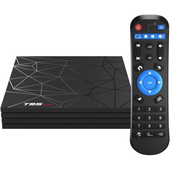 Android TV Box - TUREWELL - T95 Max - 4Go RAM - 32Go ROM - 6K Ultra HD ...