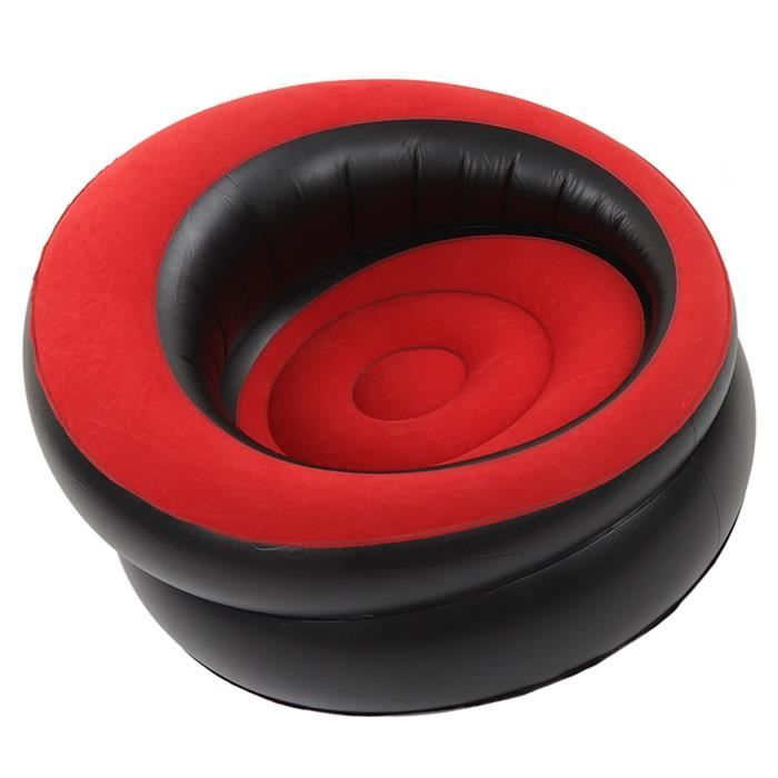 Canapé gonflable Sofa Gonflable - VBESTLIFE - Rouge - Gonflage rapide ...