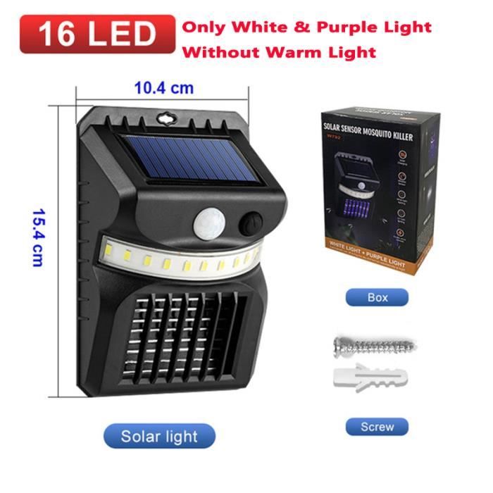 16led 3pcs Panneau de serrage extérieur,LAMPE ANTI-INSECTE - Cdiscount Jardin