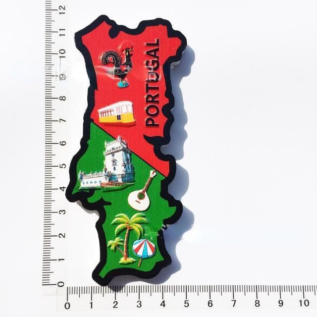 MAGNETS,Map of Portugal--Aimants magnétiques de réfrigérateur ...